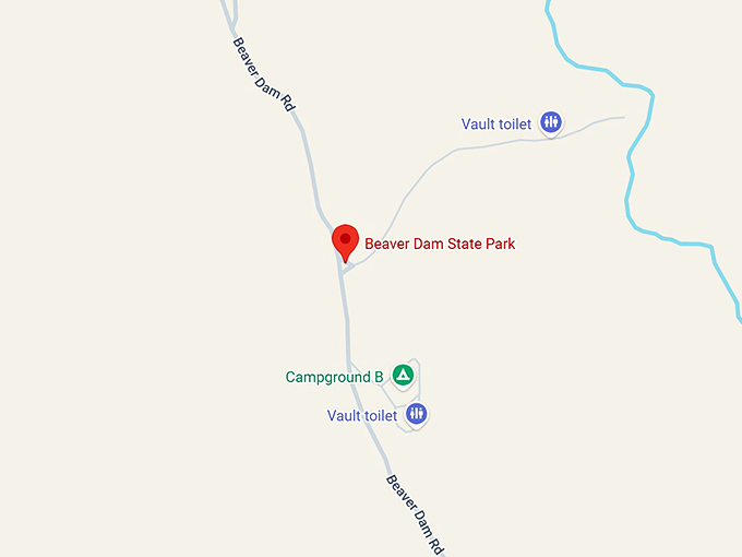 beaver dam state park map