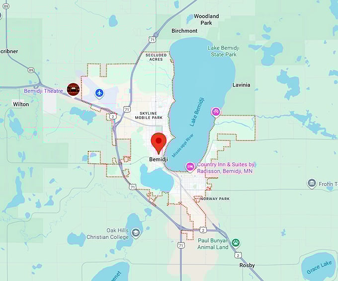 16. bemidji map
