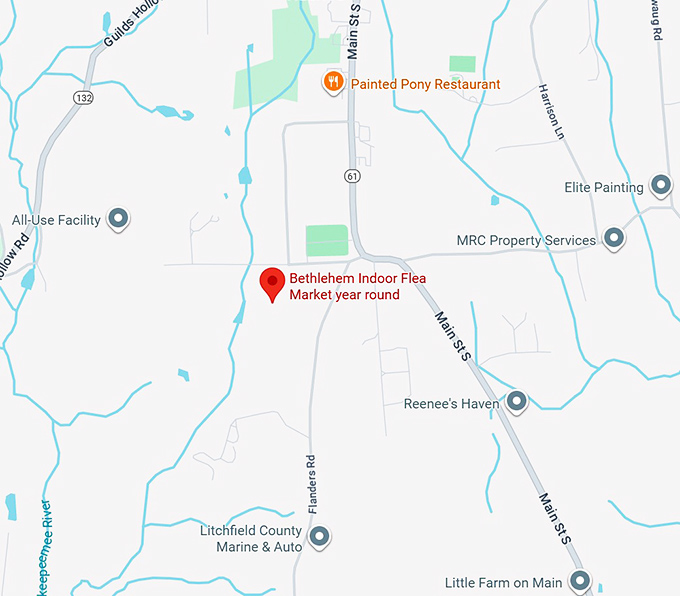 bethlehem indoor flea market year round map