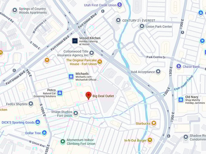 16. big deal outlet map