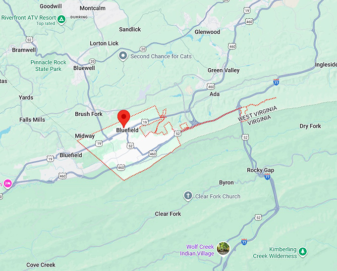 16. bluefield map
