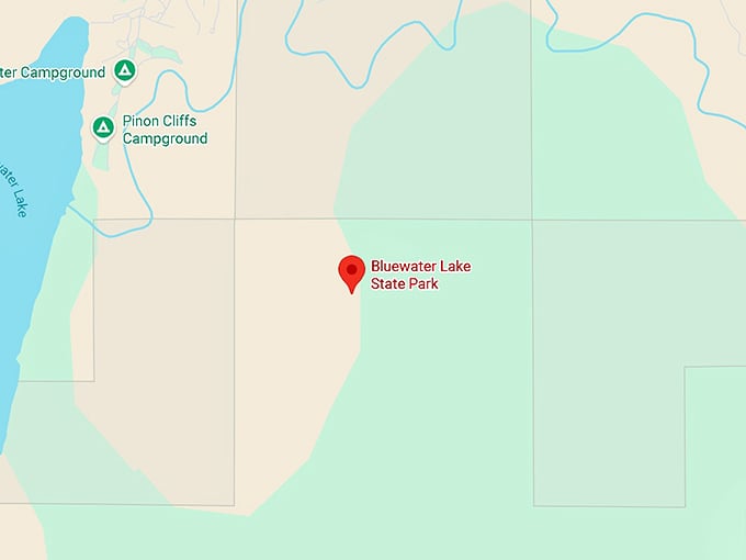 16. bluewater lake state park map