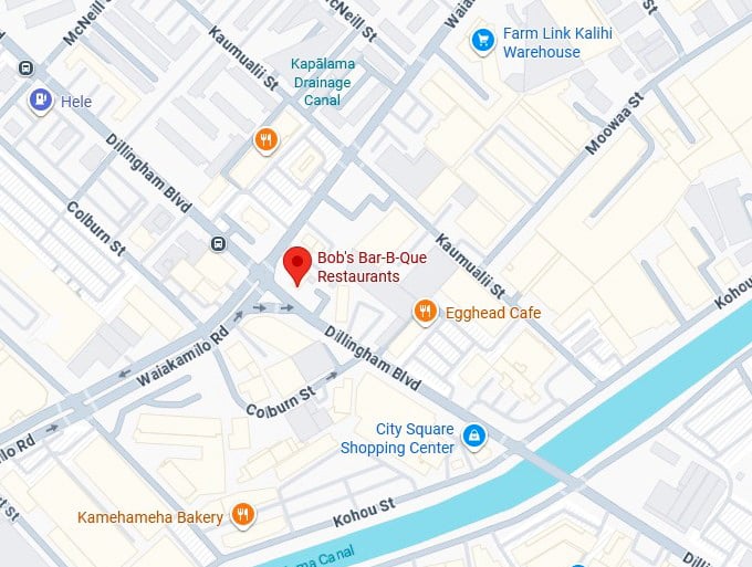 bob's bar b que restaurants map