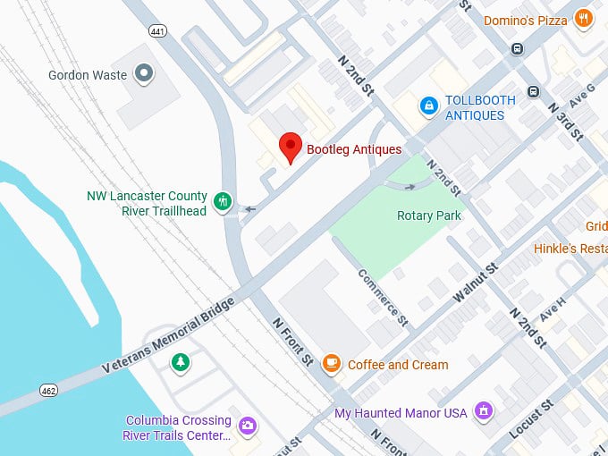 16. bootleg antiques map