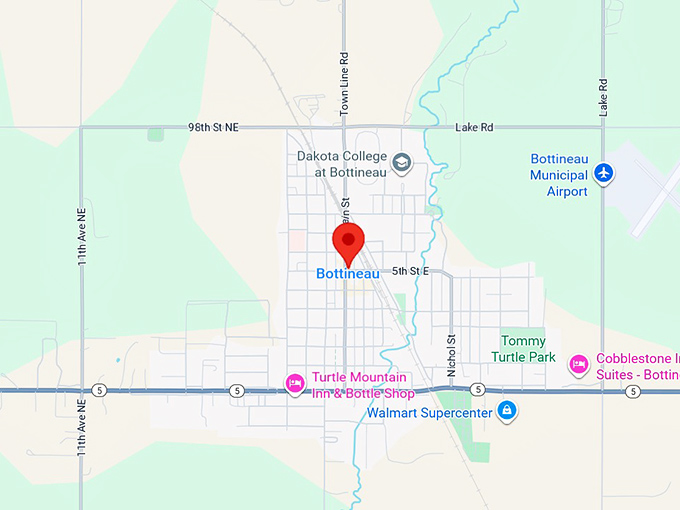 16. bottineau nd map