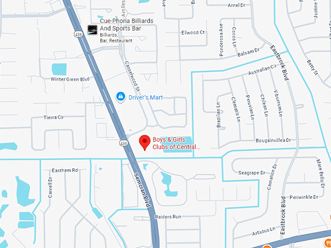 16. boys & girls clubs of central florida thrift store map