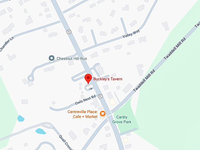 16. buckley's tavern map