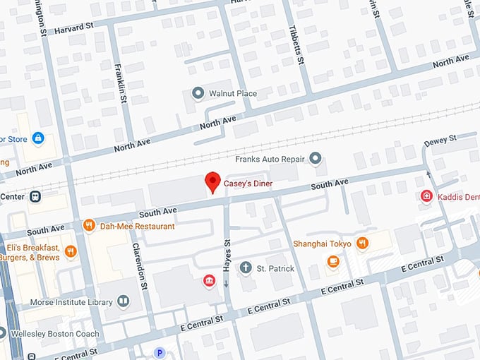 16. casey&rsquo;s diner map