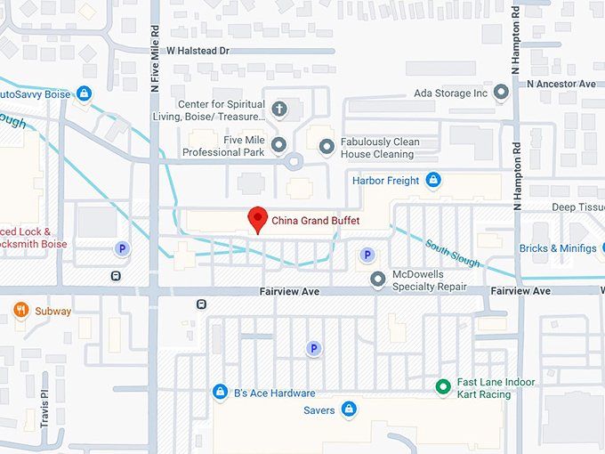 16. china grand buffet map