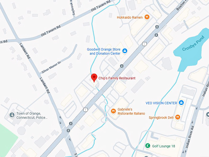 16. chip's family restaurant map