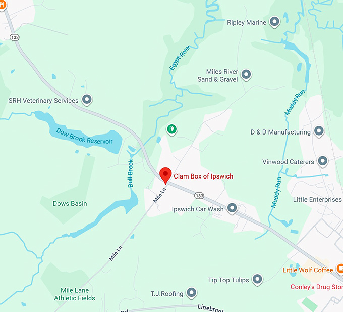 16. clam box of ipswich map