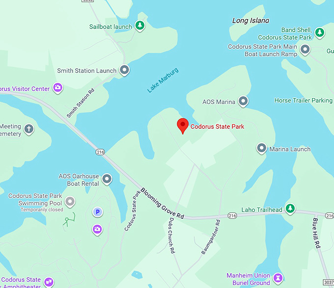 16. codorus state park map