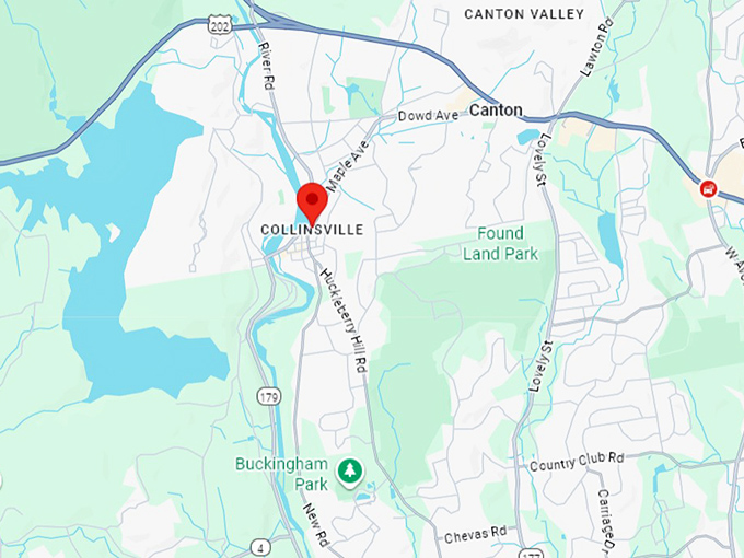16. collinsville, ct map