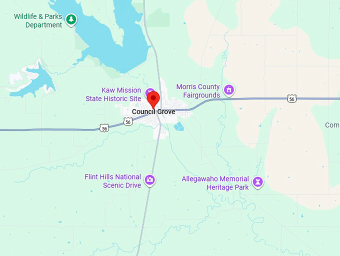 16. council grove map