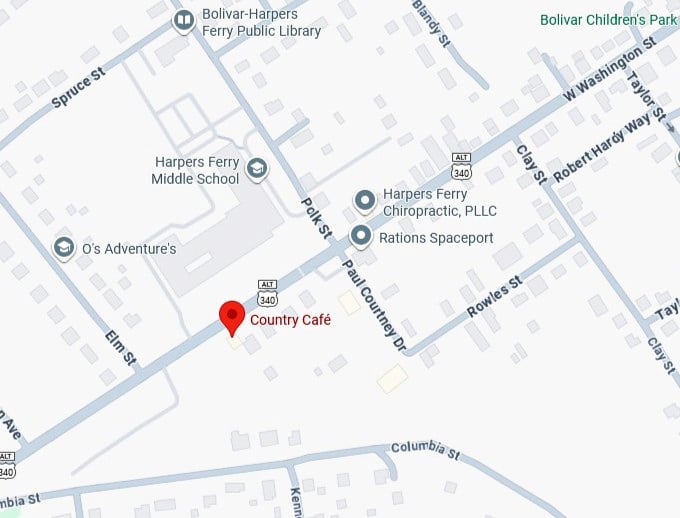 16. country caf&eacute; map