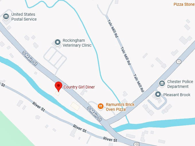 16. country girl diner map
