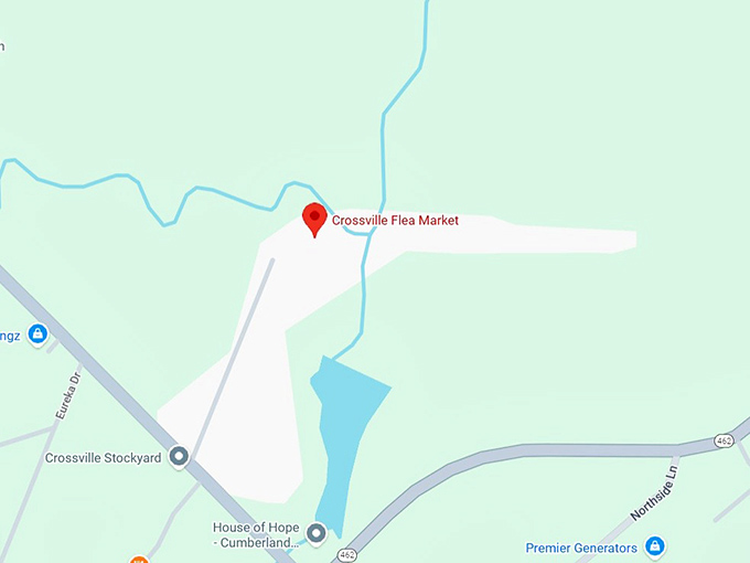 16. crossville flea market map