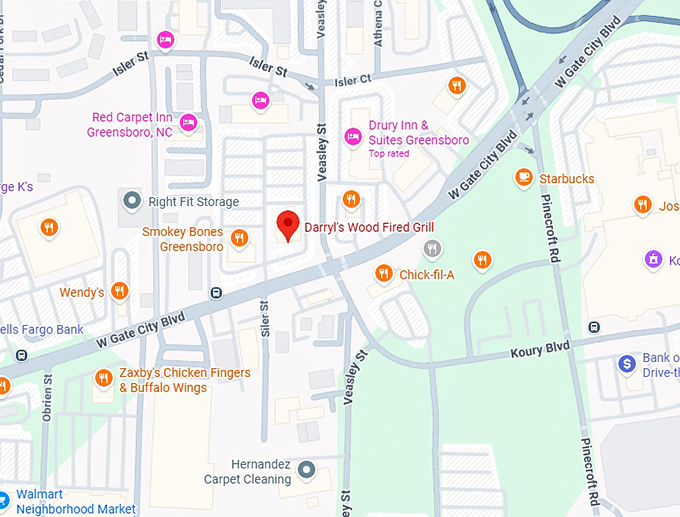 16. darryl's wood fired grill map