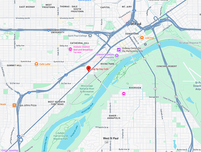 16. day by day cafe map