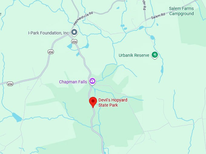 16. devil's hopyard state park map