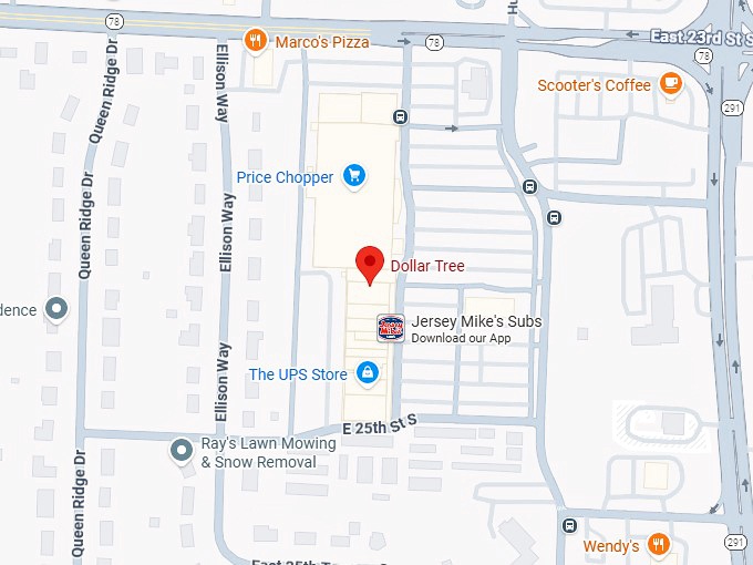 16. dollar tree (16615 east 23rd st s ste #27) map