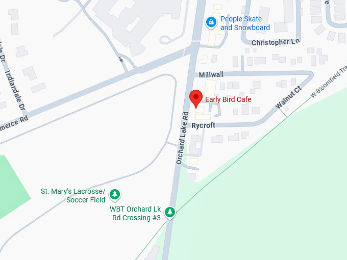 16. early bird cafe map