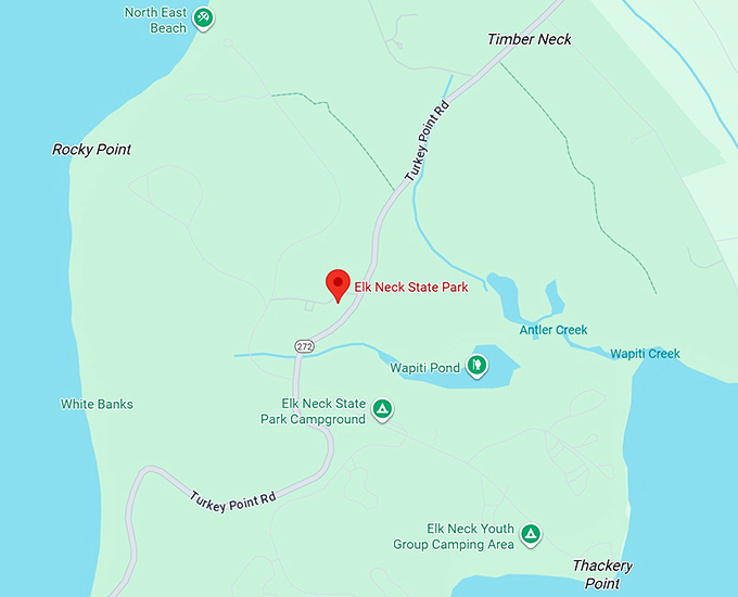 16. elk neck state park map