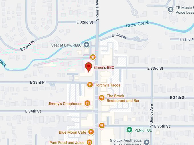 16. elmer&rsquo;s bbq map