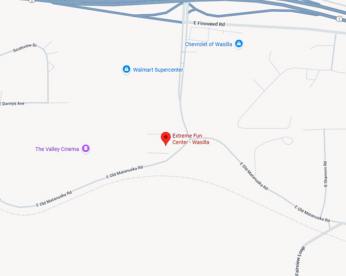 16. extreme fun center wasilla map