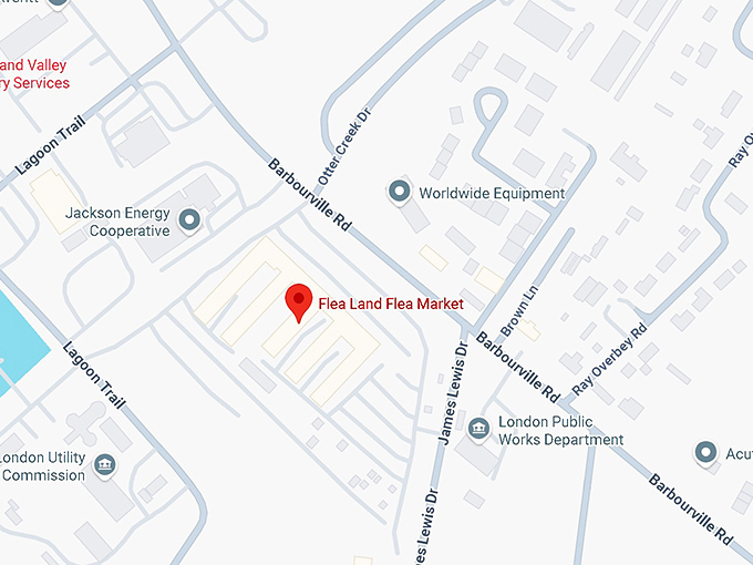 16. flea land flea market inc map