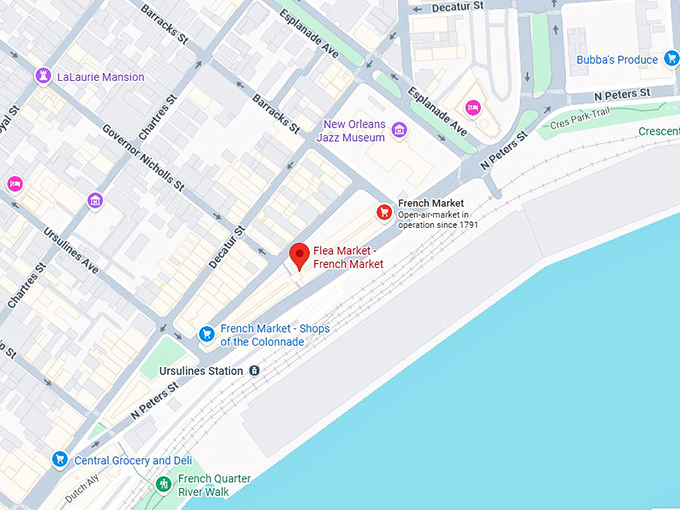 flea market french market map