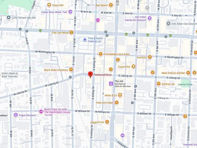 16. fleetwood diner map