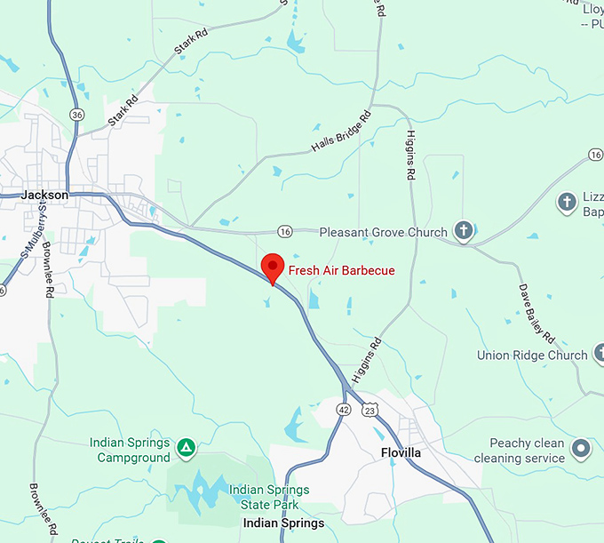 16. fresh air barbecue map