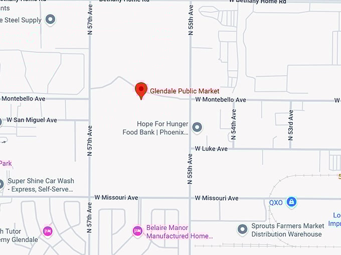  glendale public market map