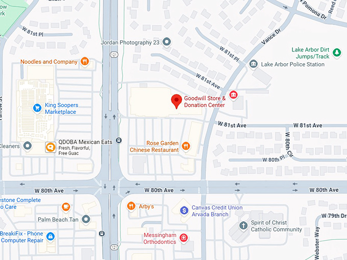 16. goodwill store & donation center map