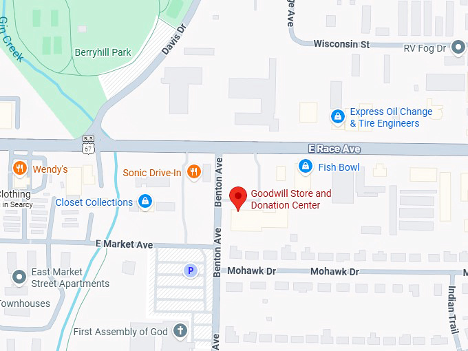16. goodwill store & donation center map
