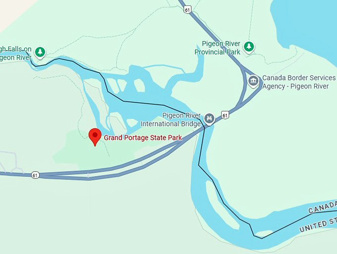 16. grand portage state park map