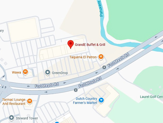 16. grande buffet & grill map