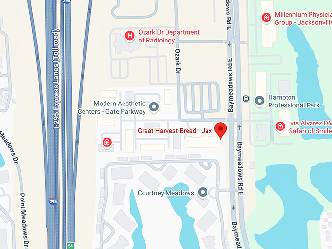 16. great harvest bread jax map