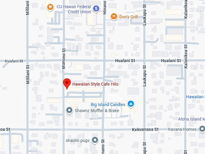 16. hawaiian style cafe hilo map