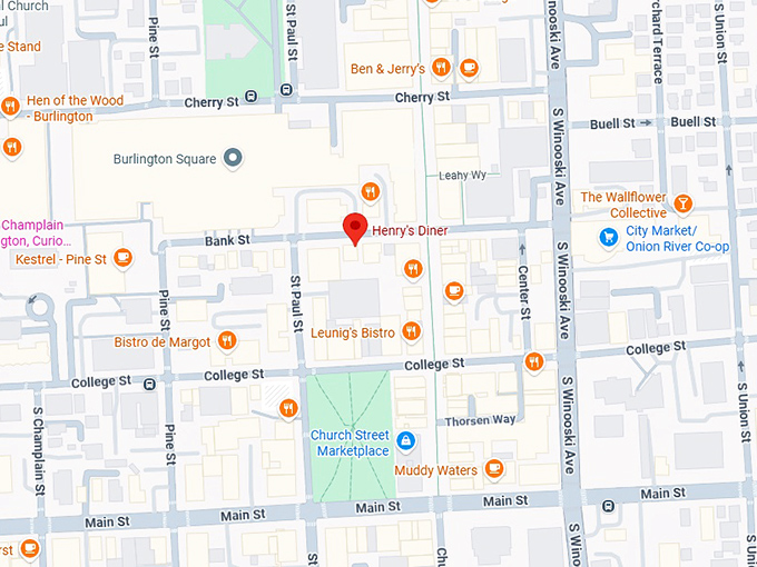 16. henry's diner map