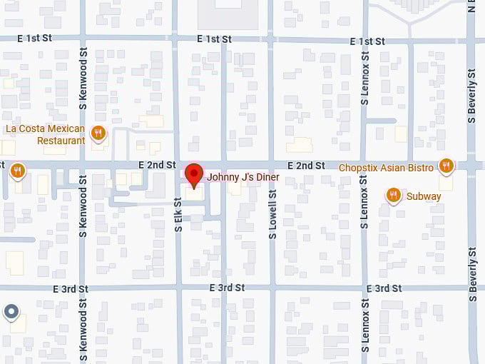 16. johnny j's diner map