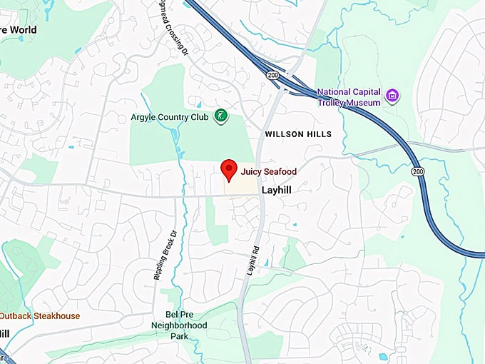 16. juicy seafood map