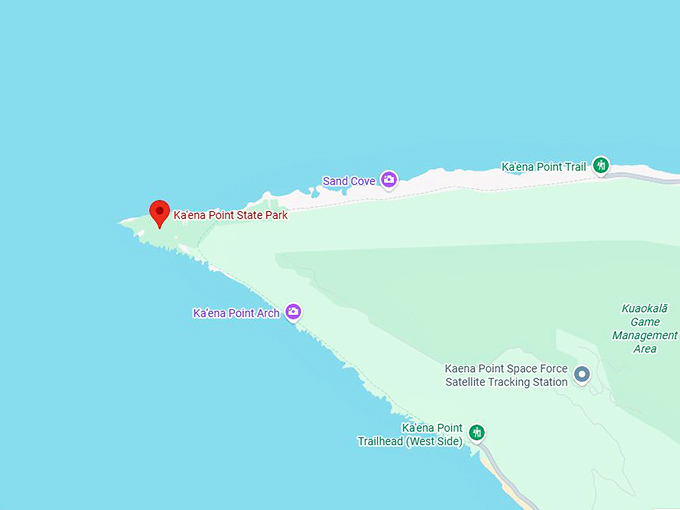 16. kaʻena point state park map