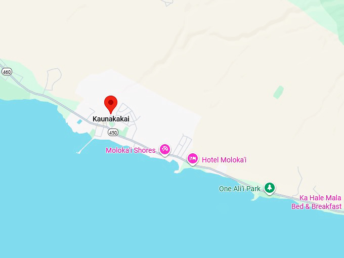 16. kaunakakai map
