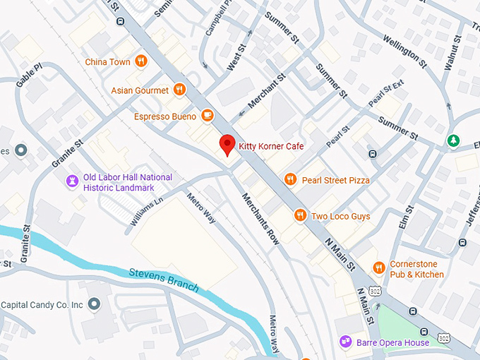 16. kitty korner cafe map