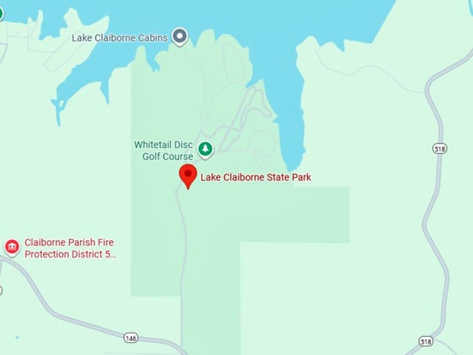 16. lake claiborne state park map