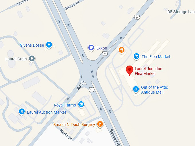 16. laurel junction flea market map