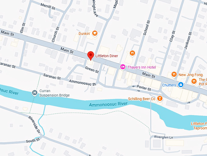 16. littleton diner map
