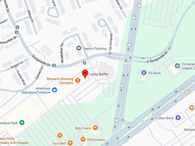 16. lucky buffet map